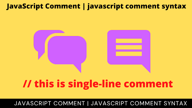 How To Add Comment In JavaScript JavaScript Comment Syntax 