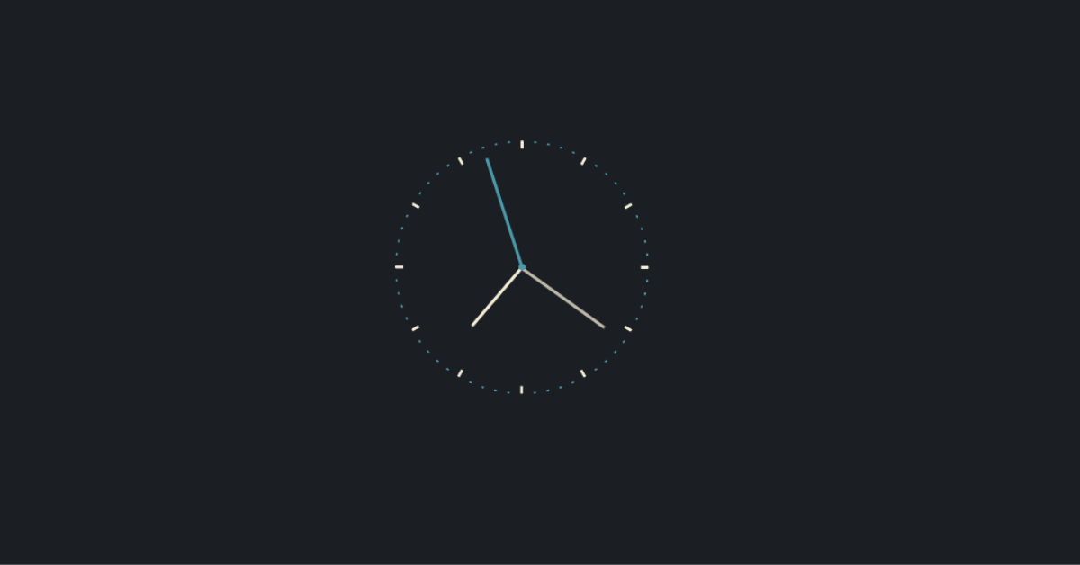 Create Clock With Animation Using CSS and JavaScript Code