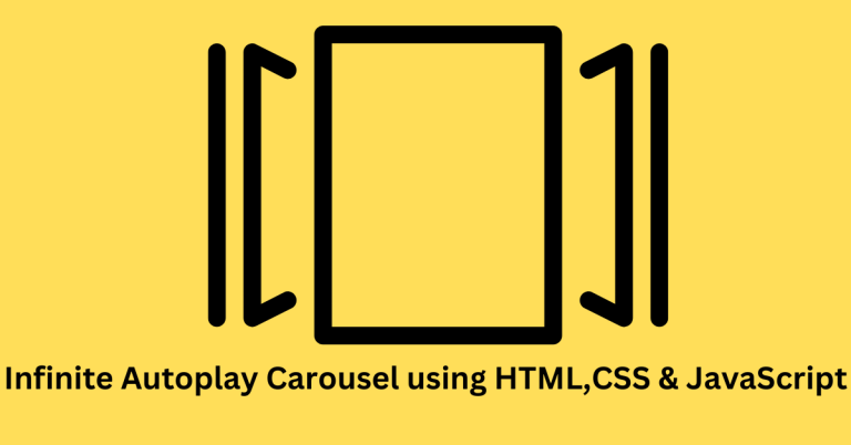 Infinite Autoplay Carousel Using Javascript Source Code