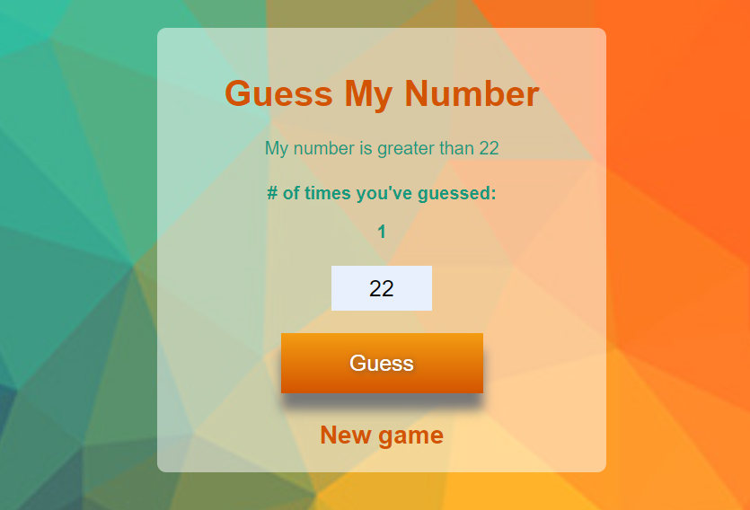Create Number Guessing Game Using Javascript Source Code