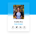 ID Card Design Using HTML and CSS (Source Code)