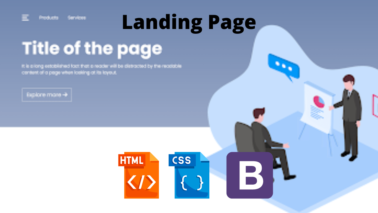 How To Make A Landing Page With Html Css And Bootstrap