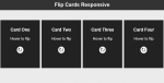 Create Multiple Flip Card Responsive Using HTML and CSS
