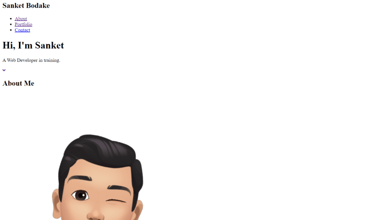 Responsive Portfolio Website Using Html & Css (Source Code)