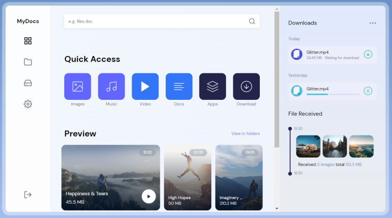 Create File Sharing App With Javascript With Source Code