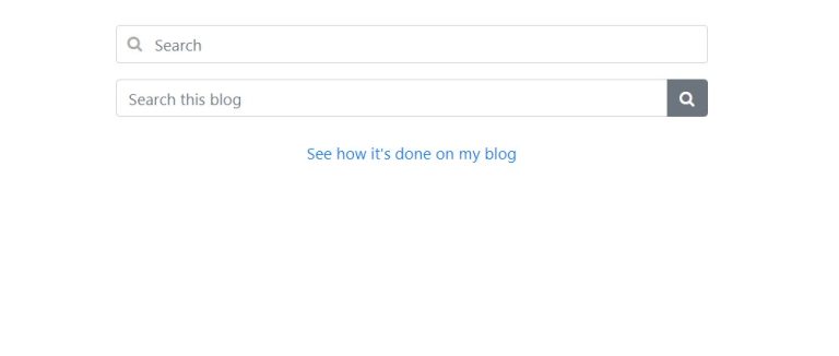 How To Add Search Icon In Input Field Using Html And Css