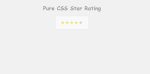Create Star Rating using HTML And CSS Code