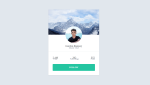 Create User Profile Page Design With HTML and CSS Code
