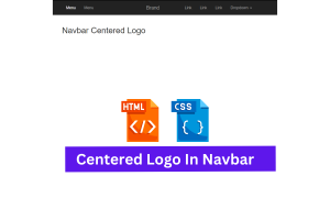 Navbar With Logo Using HTML and CSS