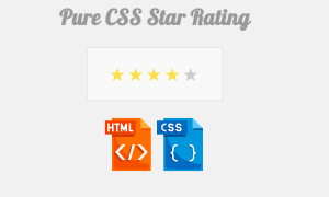 Create Star Rating using HTML And CSS Code