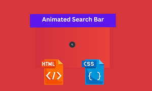 Animated Search Bar Using HTML and CSS