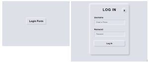 Neumorphism Popup Login Forms Using HTML & CSS