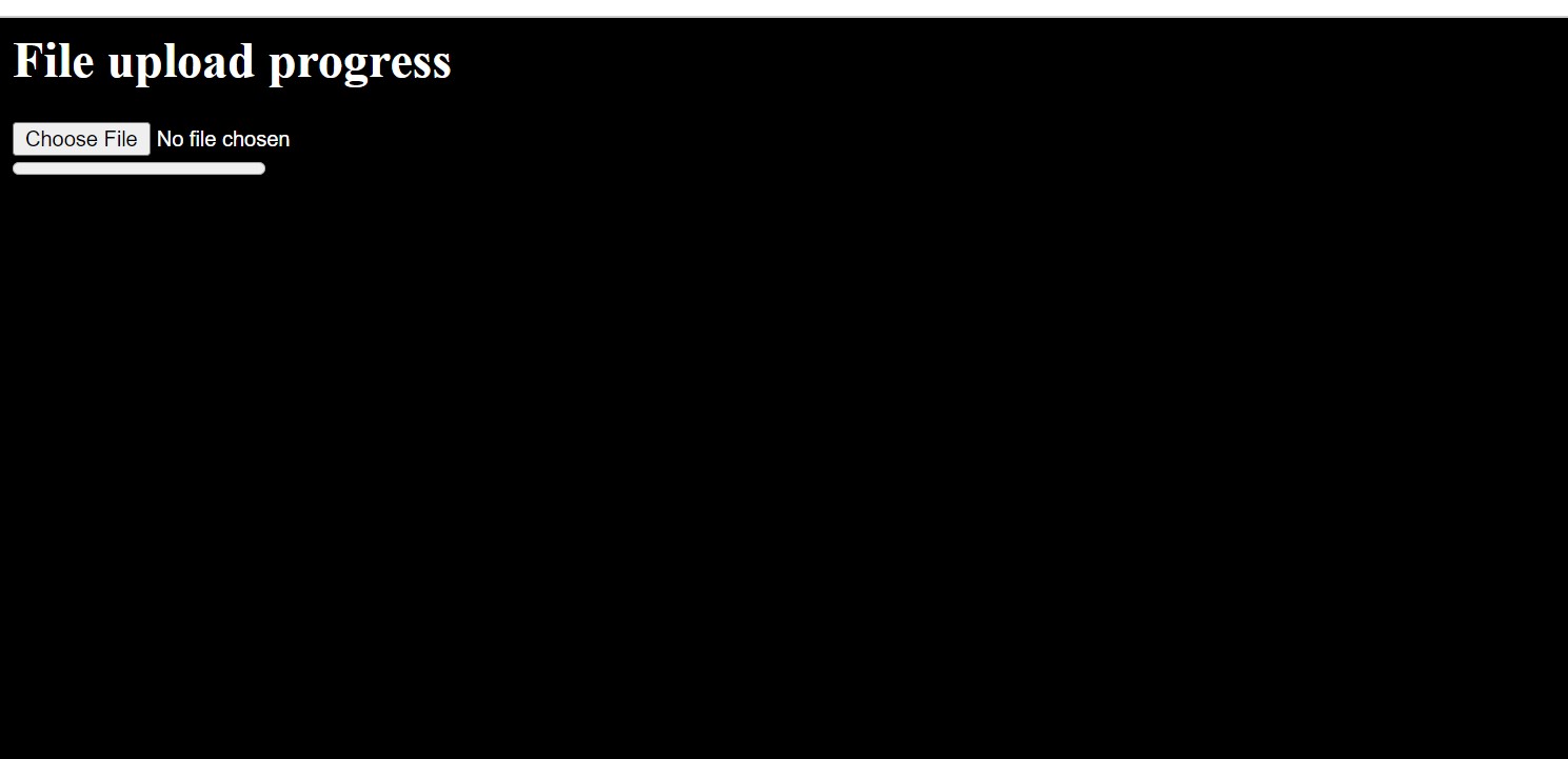 File Upload with Progress Bar HTML CSS & JavaScript