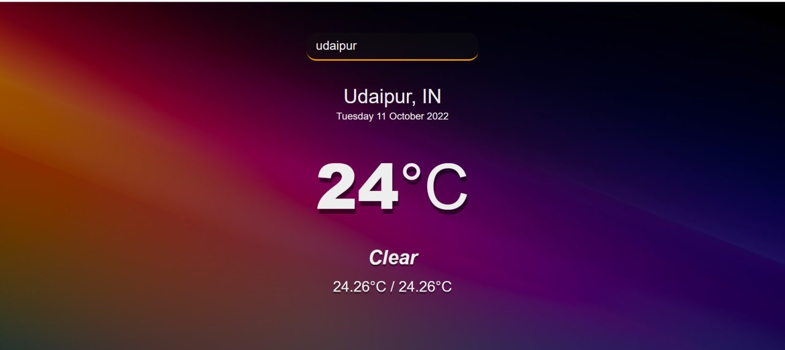How To Create A Weather App Using Javascript