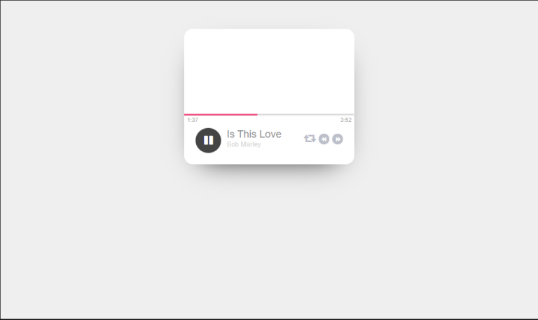 15+ Music Players Using JavaScript [ Demo + Code ]