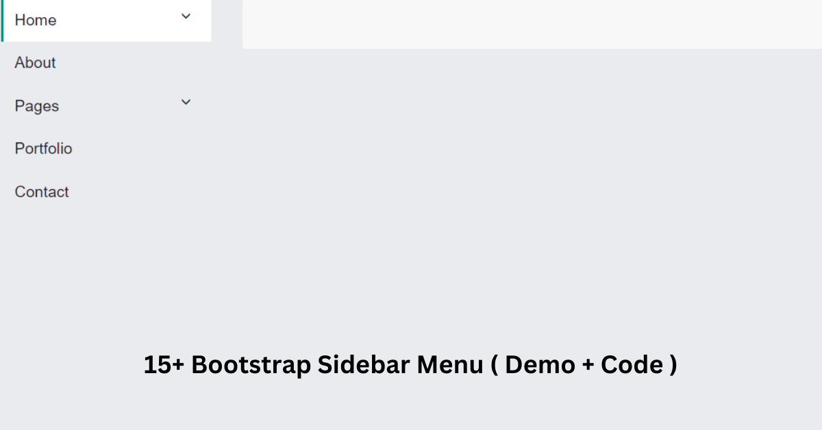 Bootstrap Sidebar Menu Scroll at Marjorie Hiller blog Bootstrap Sidebar Menu Scroll at Marjorie Hiller blog