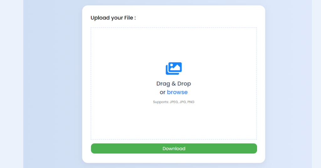 Drag And Drop File Upload With Preview Using Javascript Code