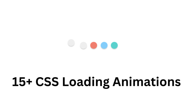 15 Css Loading Animations