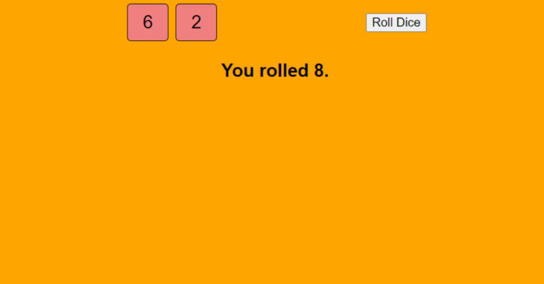 How To Build Dice Game Using Javascript Free Source Code