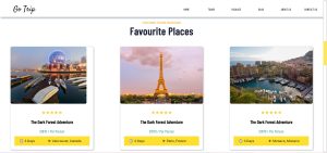 Travel/Tourism Website Using HTML and CSS (Code + Demo)