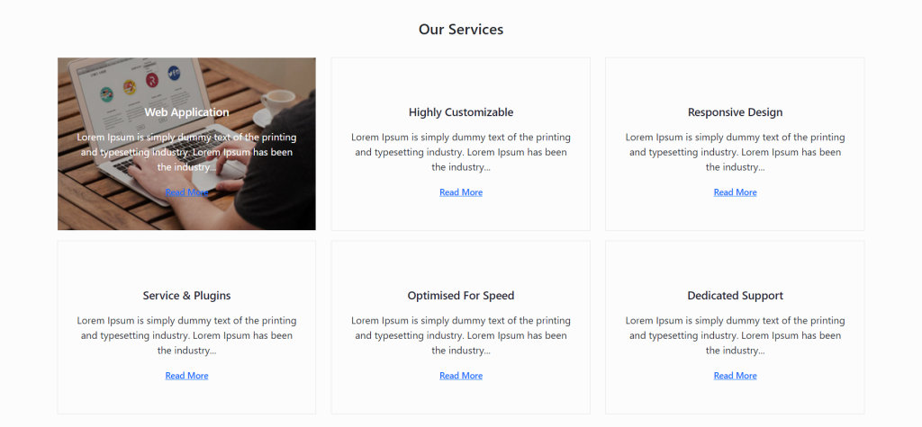 Creating Our Services Page Section Design Using Html And Css