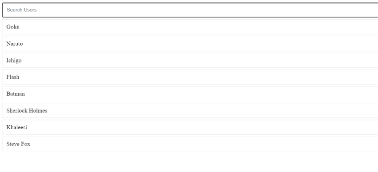 How to Create a Search Filter Using JavaScript