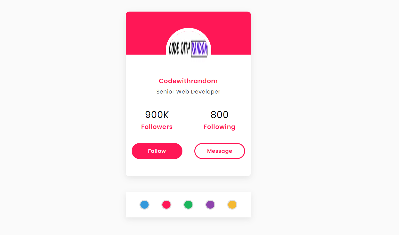 How to Create a Dynamic Card using JavaScript?