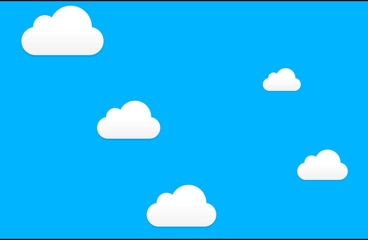 27 CSS Cloud Animation Effect Backgrounds