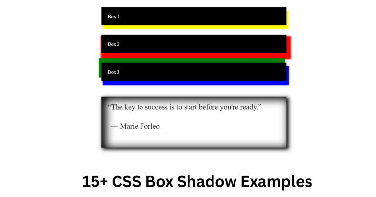 15+ CSS Box Shadow Examples - CodeWithRandom