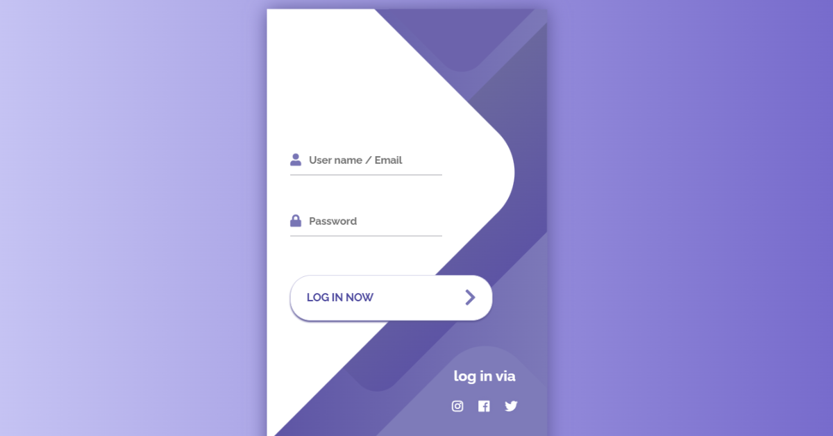 How To Create A Login Form Page Using Html And Css