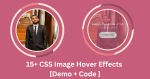 19+ CSS Image Hover Effects [Demo + Code ]