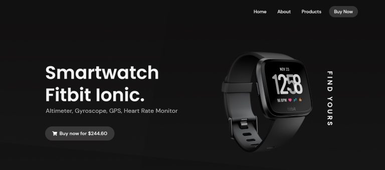 How to Create a responsive Product Landing Page Using HTML and CSS with ...