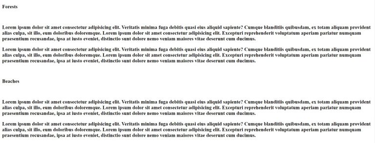 How to Create Parallax Effect Website Using HTML & CSS