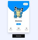 Pokemon Card Generator using CSS and JavaScript
