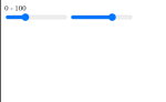 Double Range Slider Using HTML & JavaScript