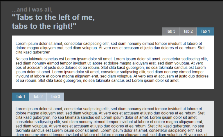 15+ jQuery Tab Bars (Demo + Code)