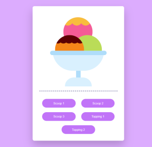 Ice Cream Maker Website using HTML, CSS & JavaScript Code