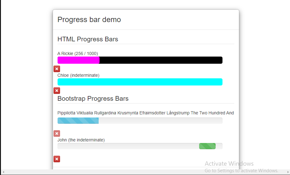 15+ Bootstrap Progress Bars (Demo + Code)