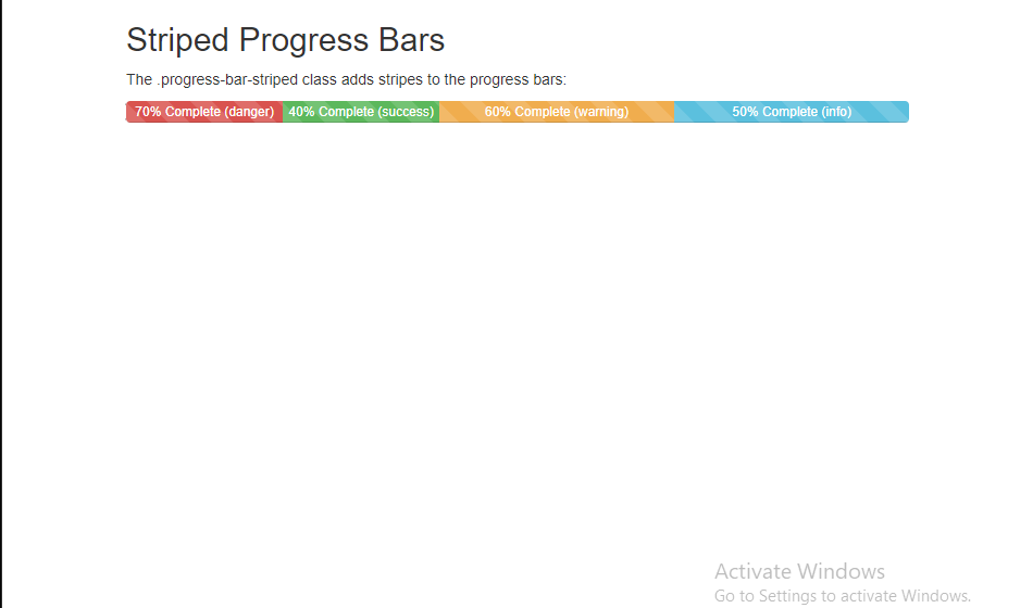 15 Bootstrap Progress Bars Demo Code