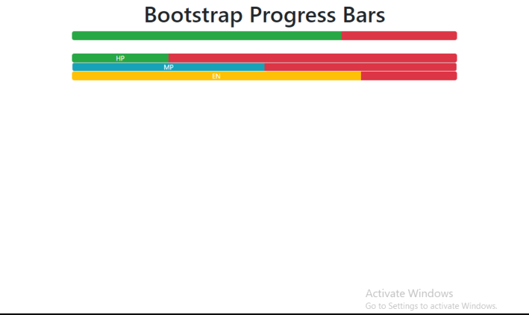 15+ Bootstrap Progress Bars (Demo + Code)