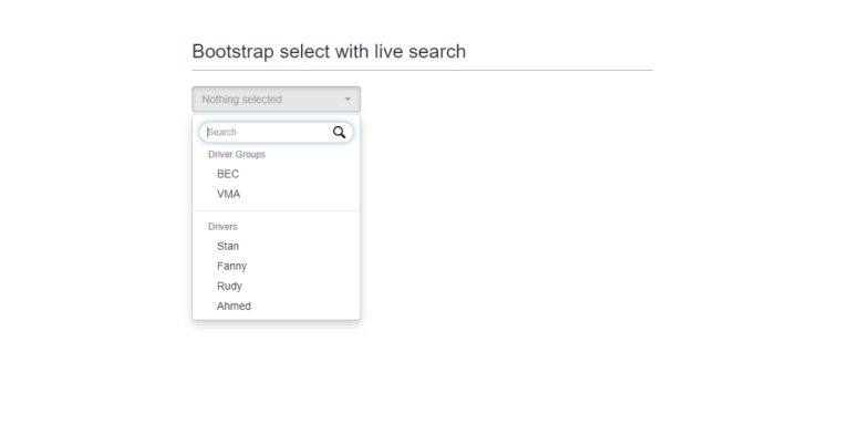 Top 15 Bootstrap Select Dropdown Boxes - CodeWithRandom