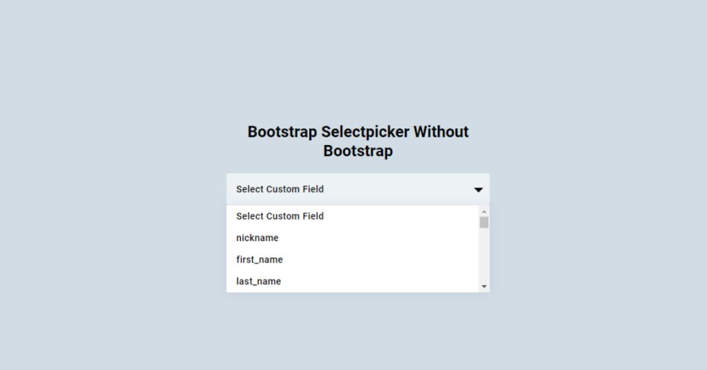 Top 15 Bootstrap Select Dropdown Boxes - CodeWithRandom Top 15 Bootstrap Select Dropdown Boxes - CodeWithRandom