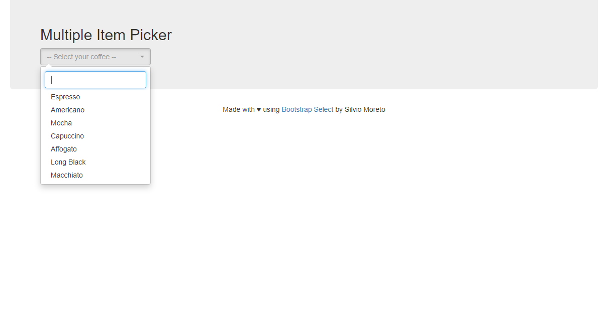 Top 15 Bootstrap Select Dropdown Boxes Codewithrandom