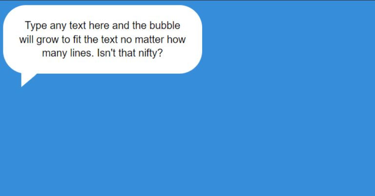 Top 15+ CSS Speech Bubble Designs