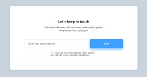 Best 15 CSS Subscribe Form Designs