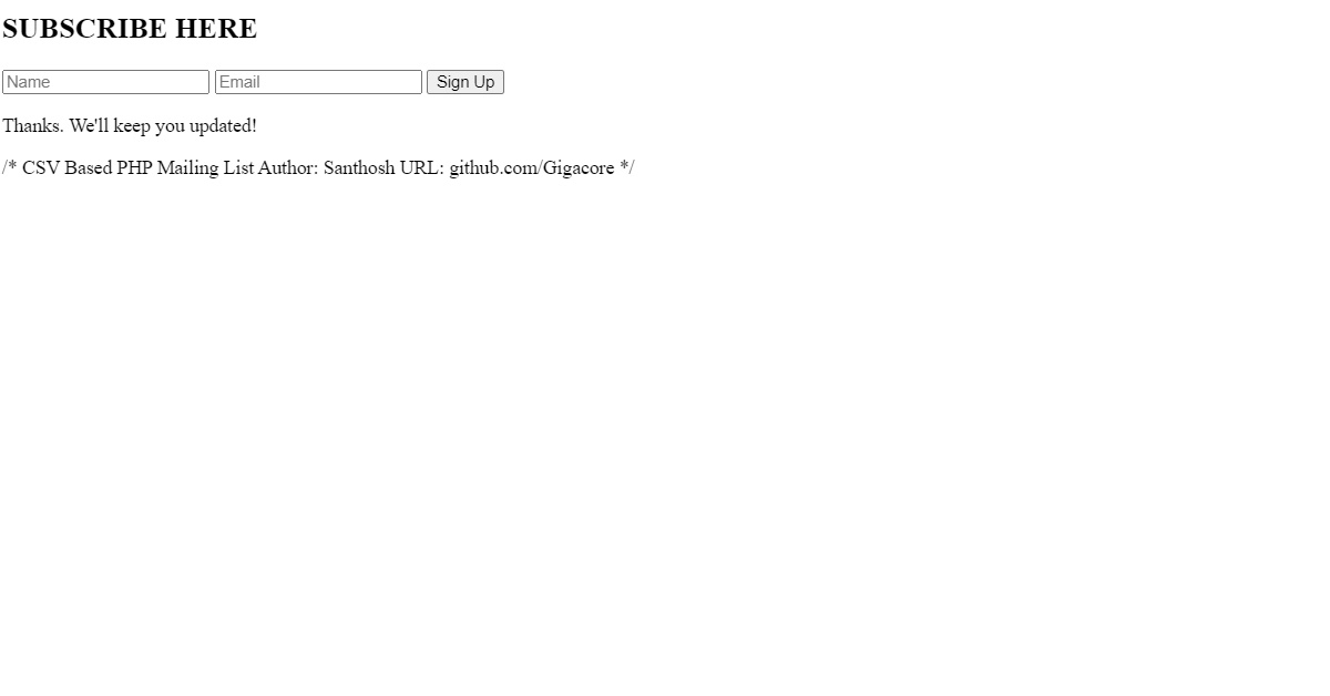 Best 15 CSS Subscribe Form Designs