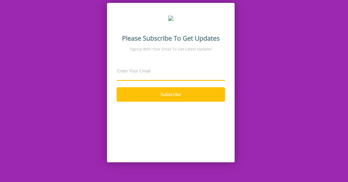 Best 15 CSS Subscribe Form Designs