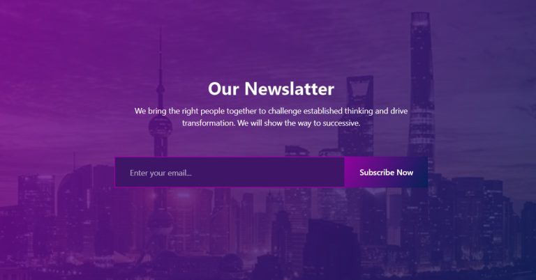 Best 15 CSS Subscribe Form Designs