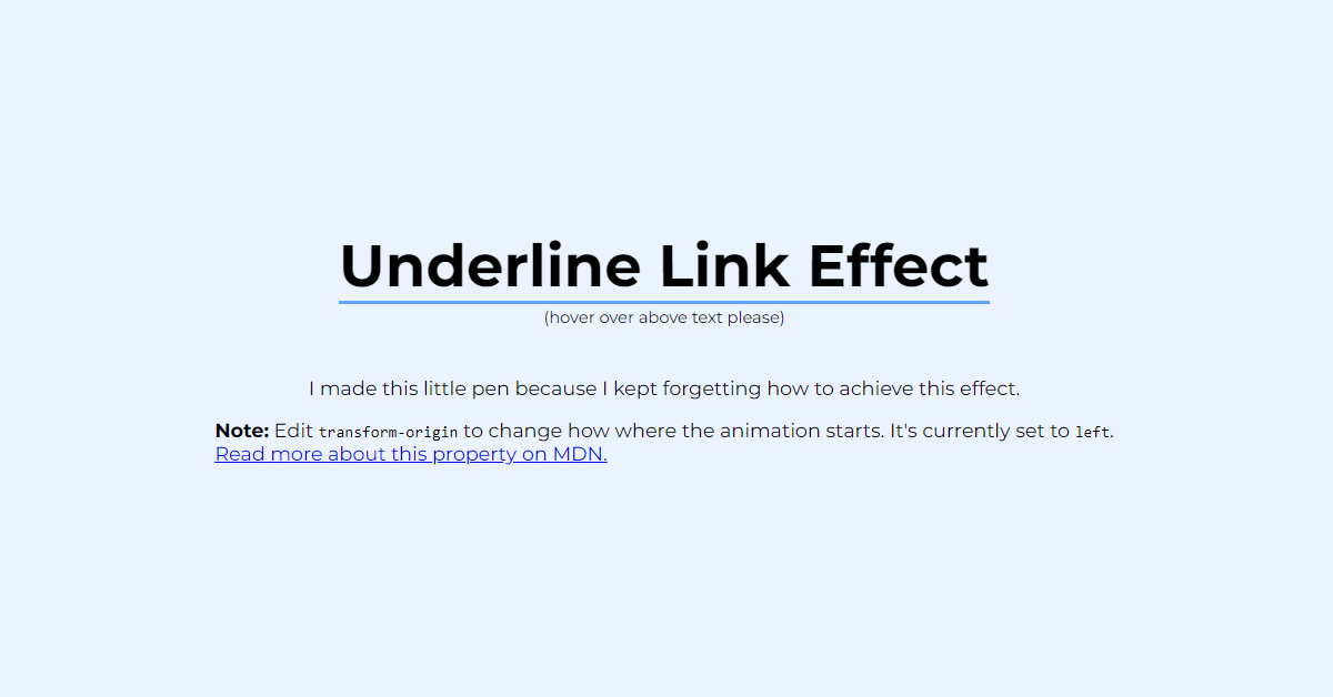 14 CSS Link Hover Effects (Demo + Free Code)