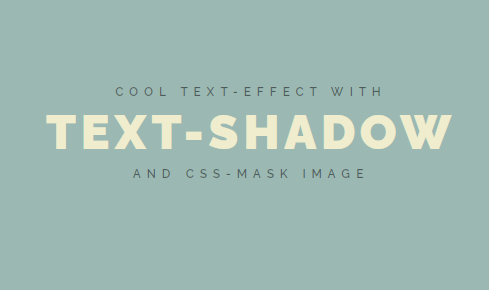23 CSS Text Shadow Effects